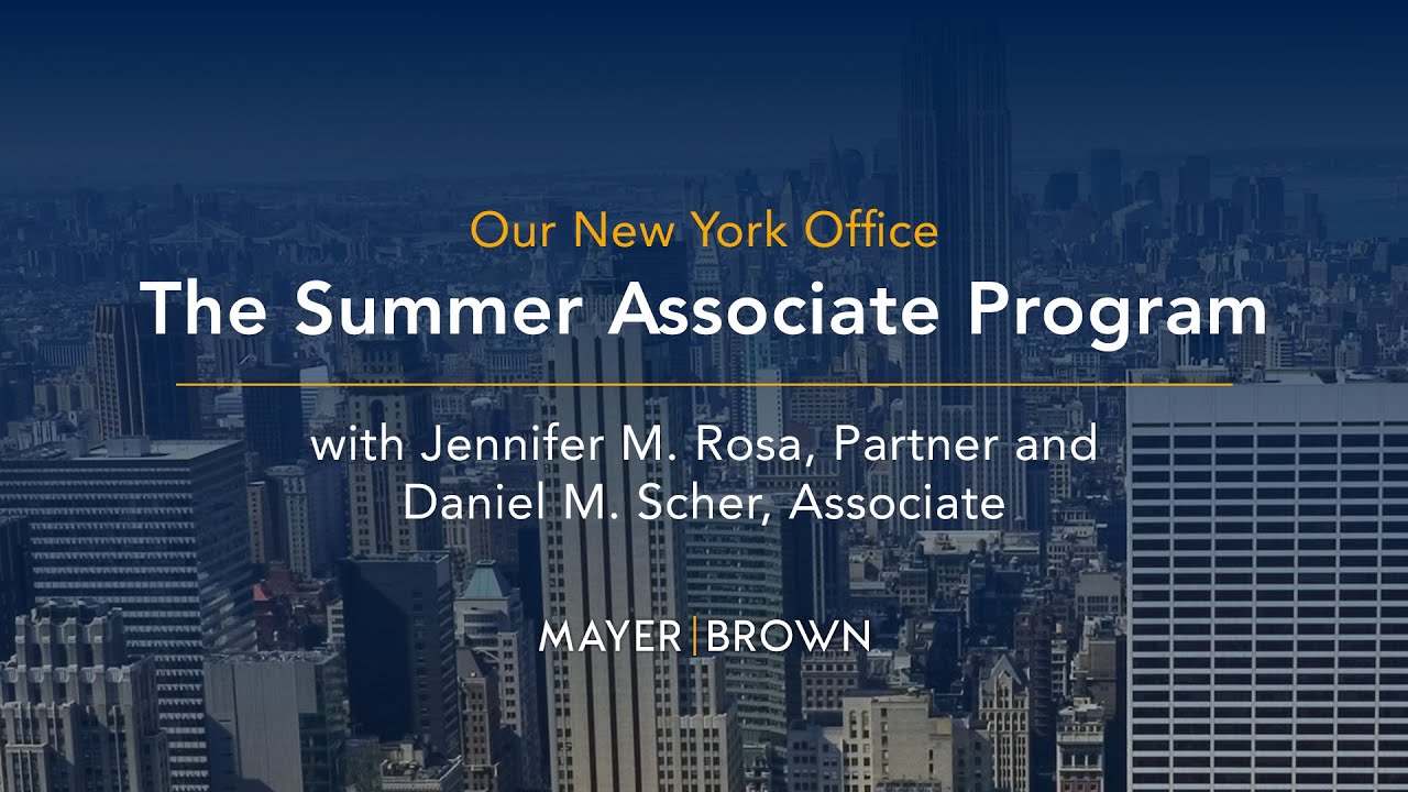 Our New York Office - The Summer Associate Program - YouTube