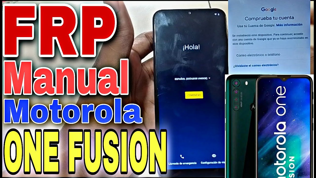 Frp Manual Motorola One Fusion, Quitar Cuenta De Google Motorola One Fusion - YouTube