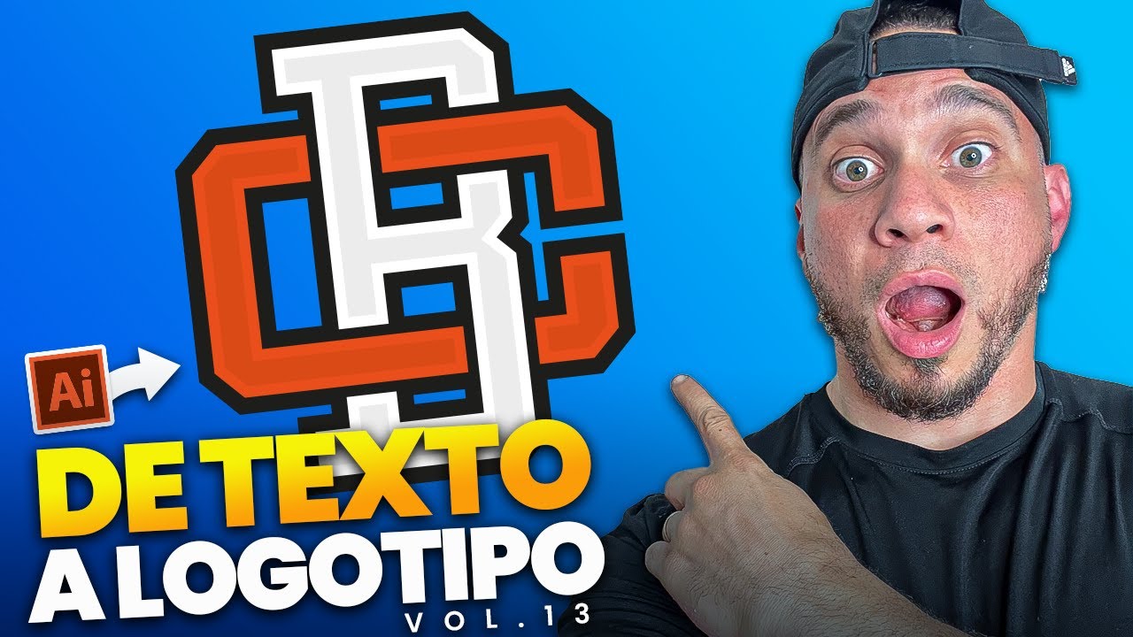 🔥Cómo CREAR un LOGOTIPO con LETRAS en [ADOBE ILLUSTRATOR] Pasó a Pasó ...