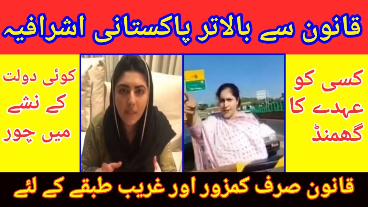 Pakistani Elite above the Law | Bad-Minded Elite Reveal by |Muhammad ...