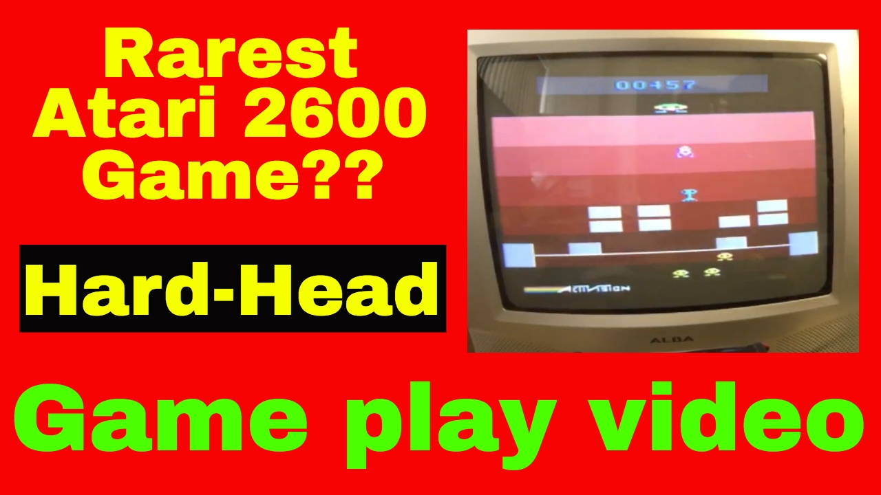 Is this the rarest Atari 2600 game ever? Hard-Head PAL Prototype - Game ...