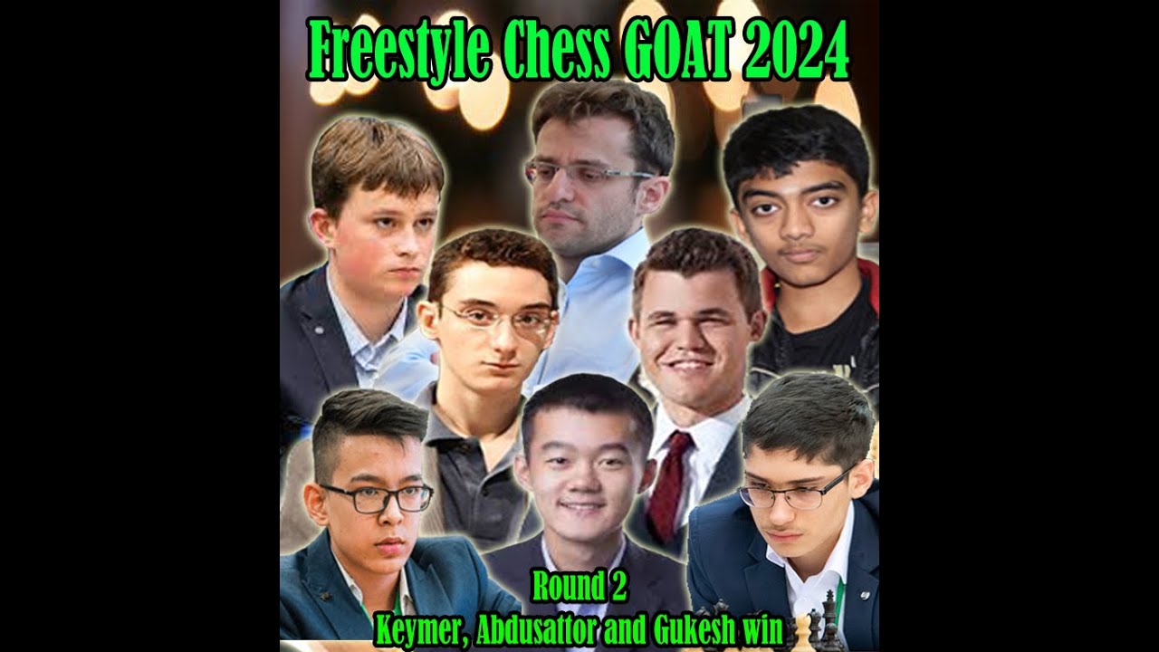 The Freestyle Chess GOAT 2024 : Round 2 / Keymer, Abdusattorov and ...