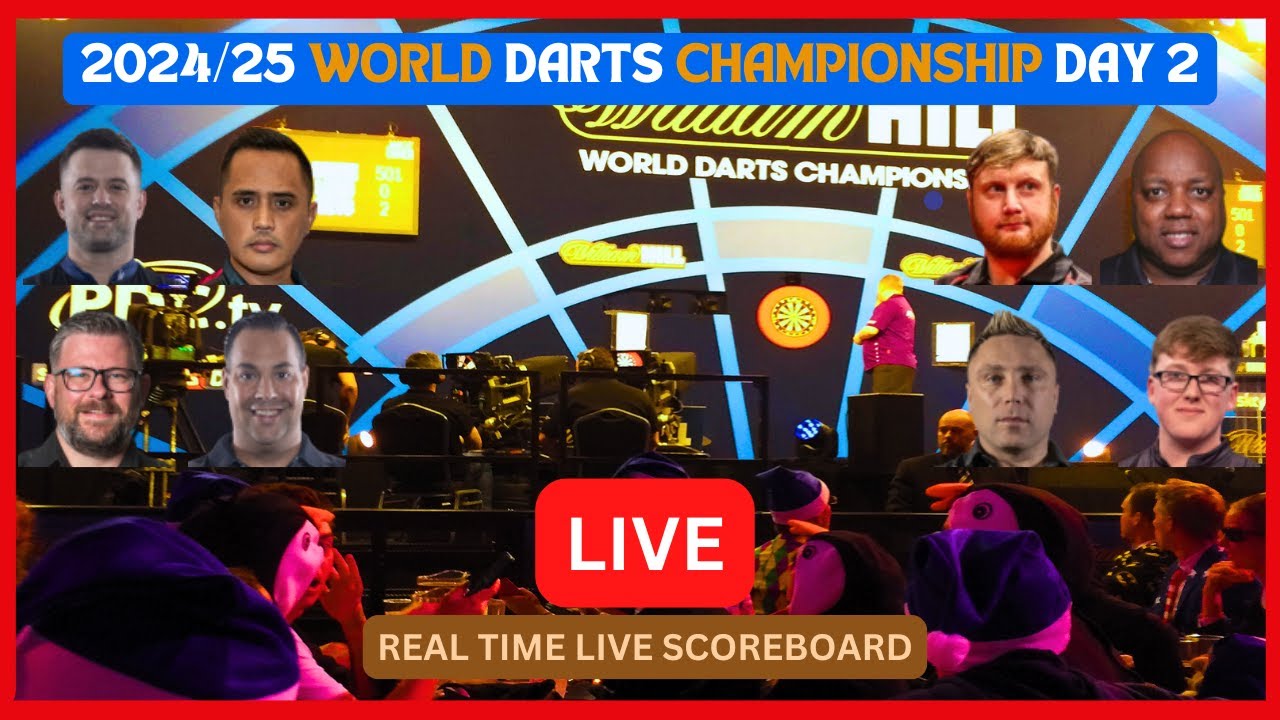 2024/25 PDC World Darts Championship LIVE Score UPDATE Today Day 2 ...