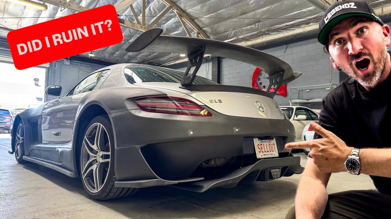 ITS DONE! EXPOSED CARBON GT3 WIDEBODY SLS! - YouTube