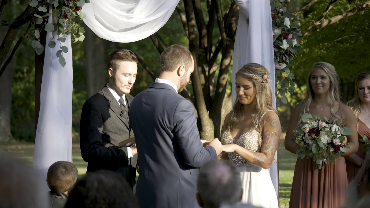 Rev. Jonathan Lightner - Wedding of Samantha & Christian Lightner - YouTube