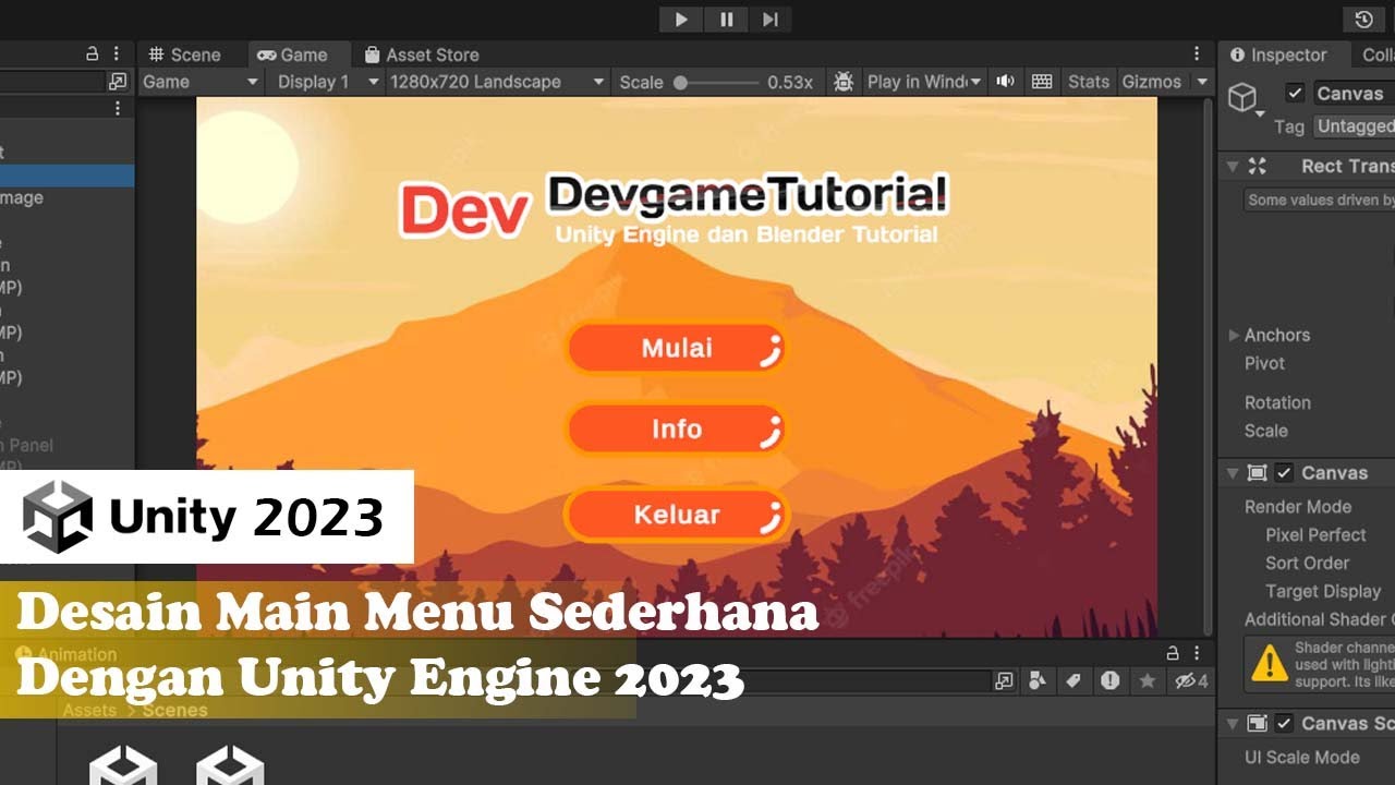 Membuat Main Menu Sederhana Dengan Unity 2023 Devgame Tutorial YouTube membuat-main-menu-sederhana-dengan-unity-2023-devgame-tutorial-youtube