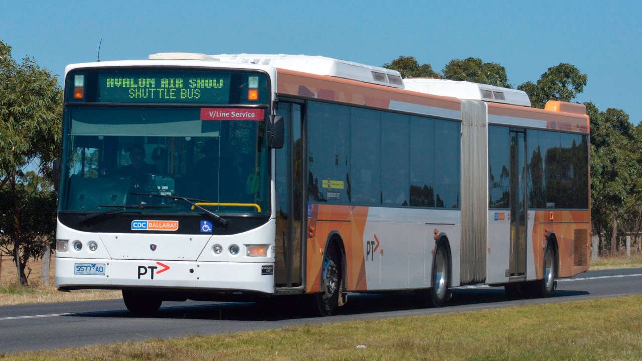 Australian International Airshow (Avalon) 2017 shuttle buses - YouTube