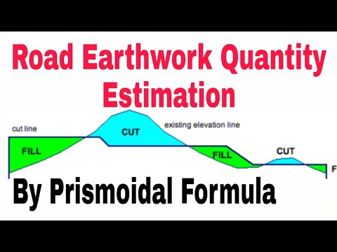 Road Earthwork Quantity - YouTube