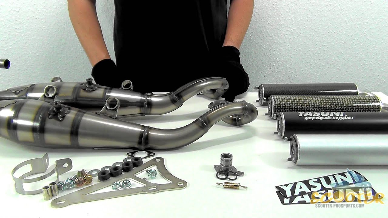 Produktvideo Auspuff Yasuni Scooter Z & R Racing | scooter-prosports ...