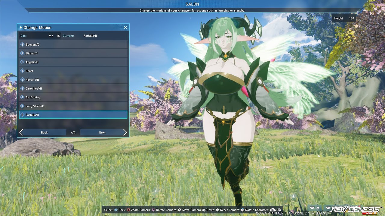 PSO2 NGS Character Creation Tutorial, Emerald Dragon Mia - YouTube
