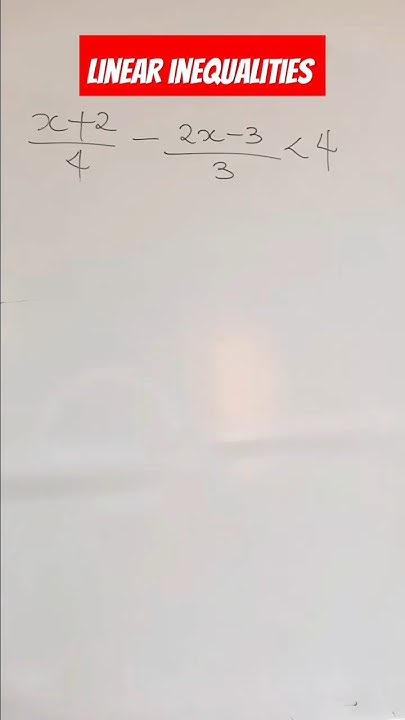 Solving Inequalities. #Inequalities, #Linear Inequalities, #Viral ...