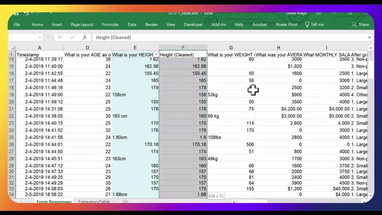 Examining the outliers in Boxplots and Histograms in Excel - YouTube