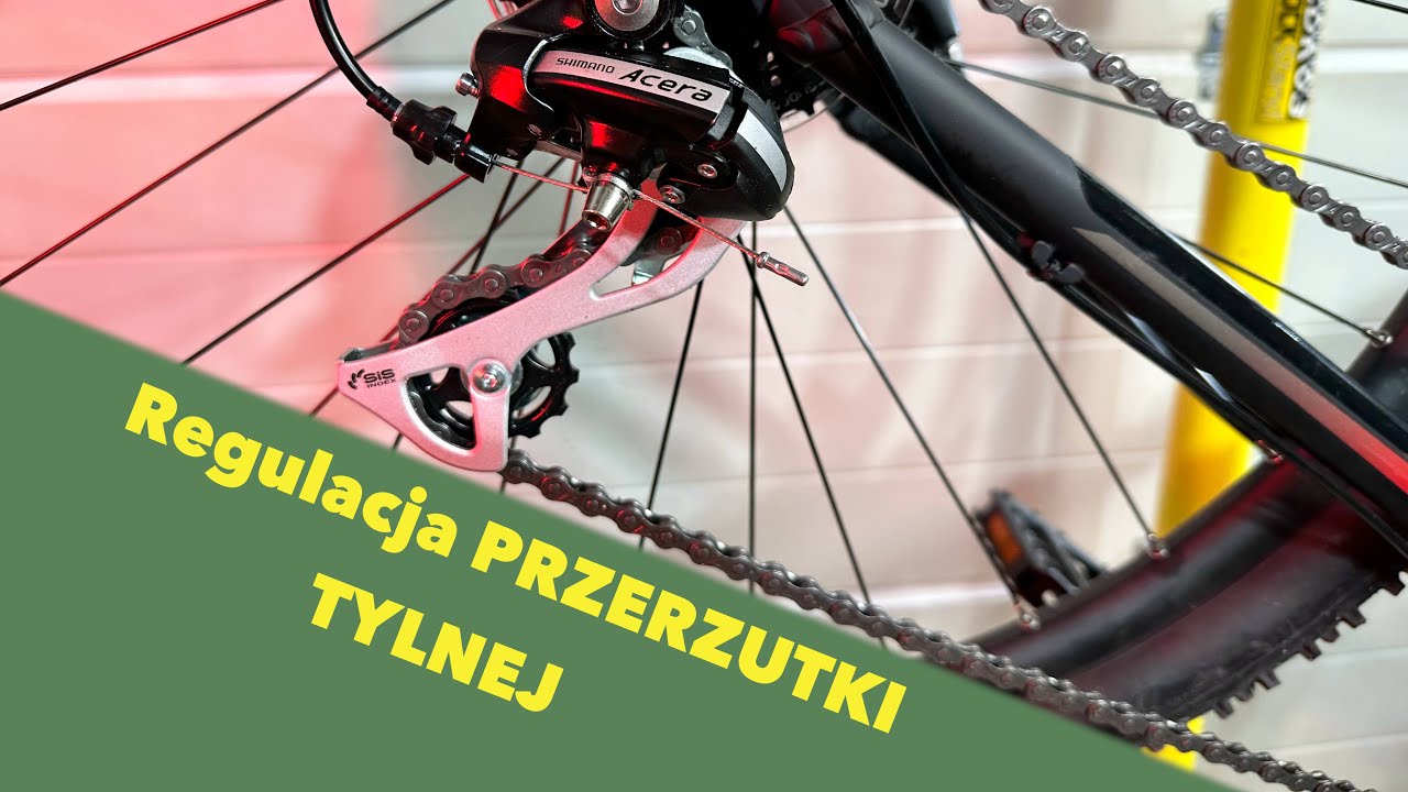 Regulacja tylnej przerzutki rower mtb jak wyregulować przerzutkę w ...