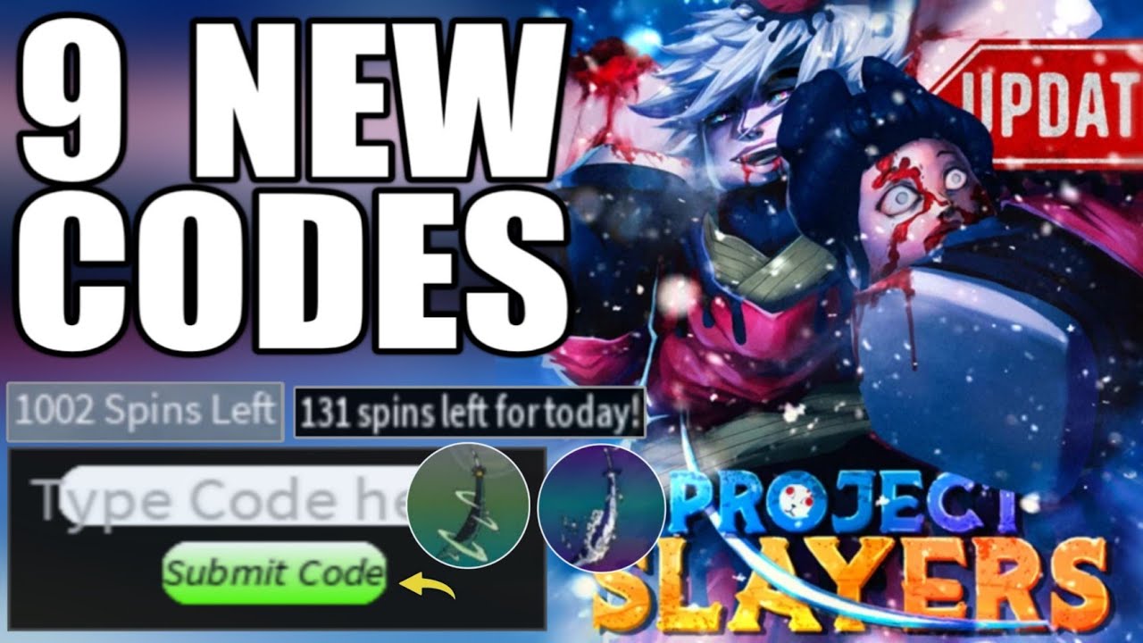 ALL NEW PROJECT SLAYERS CODES - CODES FOR PROJECT SLAYERS - ROBLOX ...