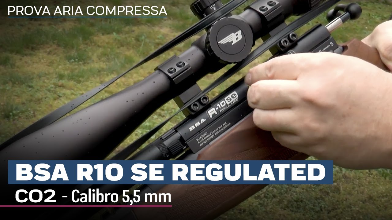 Bsa R10 Se Regulated CO2 cal. 5,5 mm - Recensione completa e prova ...