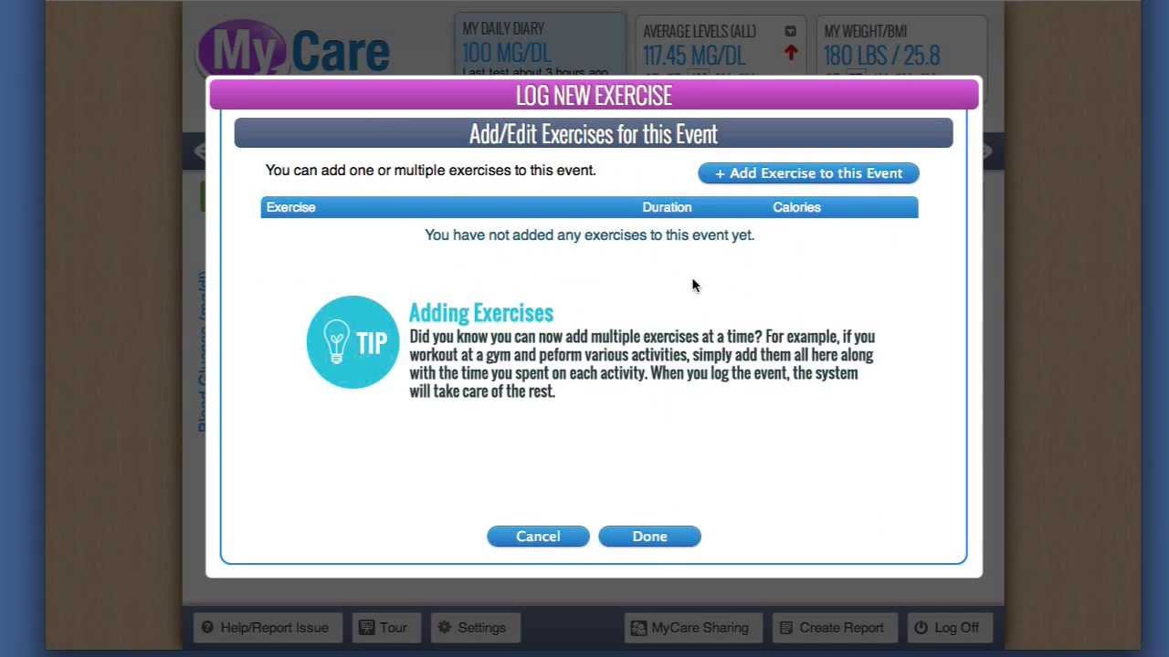 MyCare Tutorial Video - Logging Your Exercises - YouTube