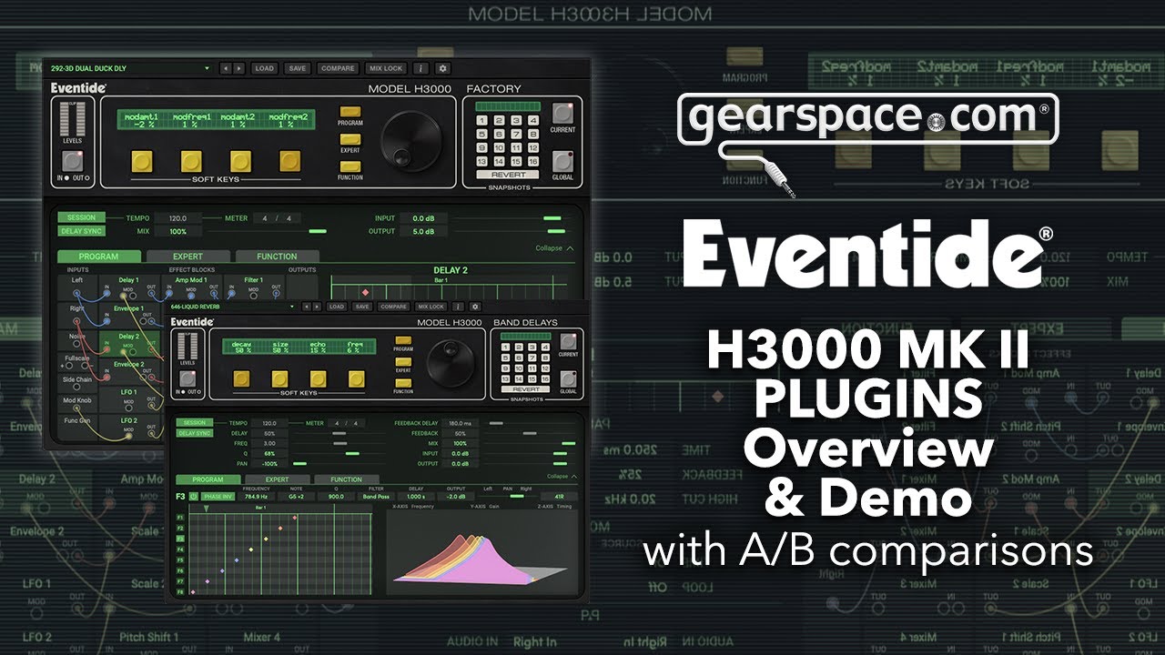 Eventide H3000 Mk II Plugins: Overview & Demo with A/B comparisons ...