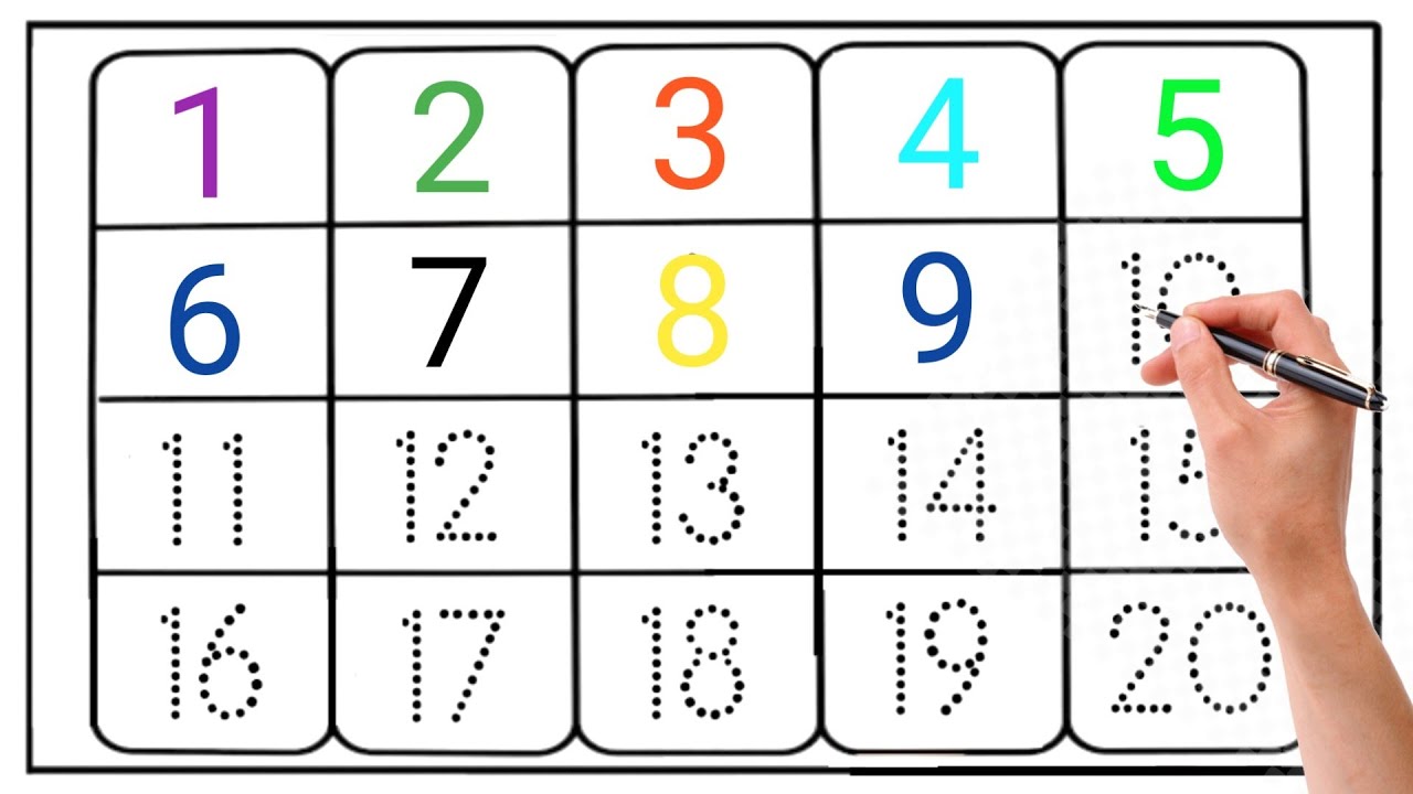 Number song 1-20 - Count to 20 song - Counting numbers | Kidzopia ...