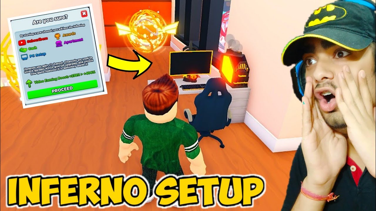 *NEW* INFERNO SETUP AND 5th Channel IN ROBLOX YOUTUBE LIFE - YouTube