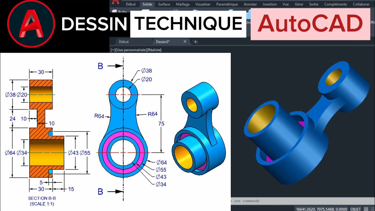 TUTO AUTOCAD #14 - YouTube