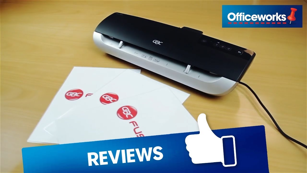 GBC Fusion 3000L A3 Laminator - YouTube