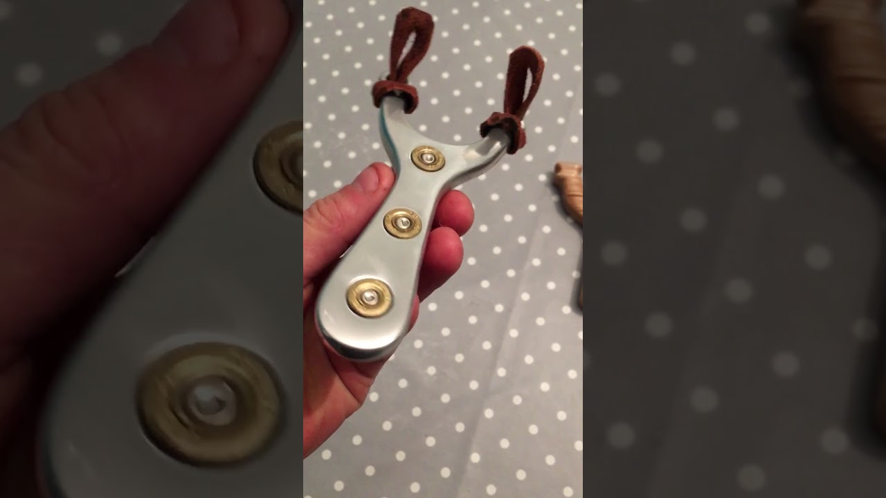 Milbro Catapult slingshot shooting - YouTube