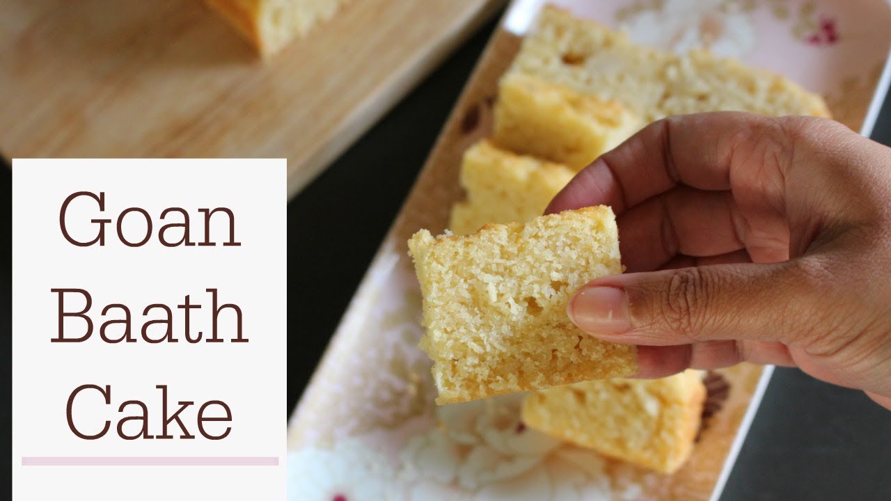 Goan Baath Cake | Coconut and Semolina Cake | Goan Christmas Sweets ...