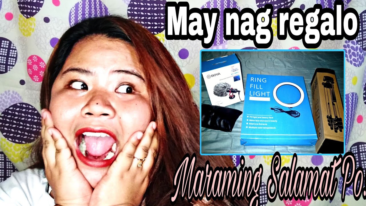 Unboxing Gifts from Tita Chona (May pang Vlog na ako!!!) | Maraming Salamat Po - YouTube
