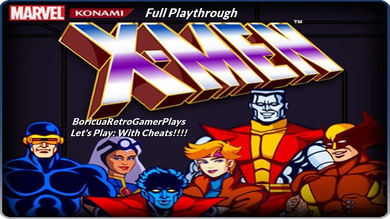 X Men (Arcade) Full Playthrough with cheats - YouTube