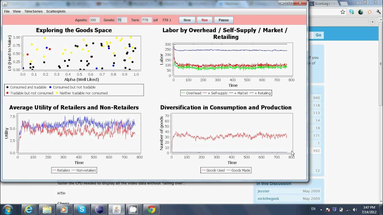 Economic Simulations: First Installment - YouTube