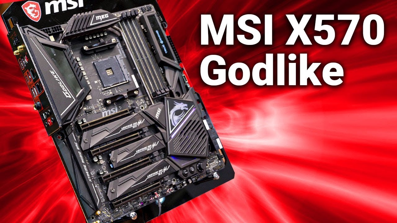 X570 Gets More Flagship Love: MSI MEG Godlike! | Computex 2019 - YouTube