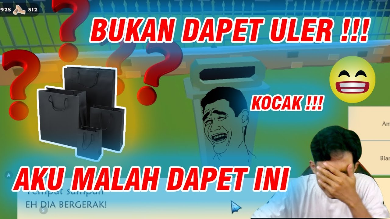 BUKAN ULER NEMU INI DI TONG SAMPAH - AKU SI PETERNAK LELE - YouTube