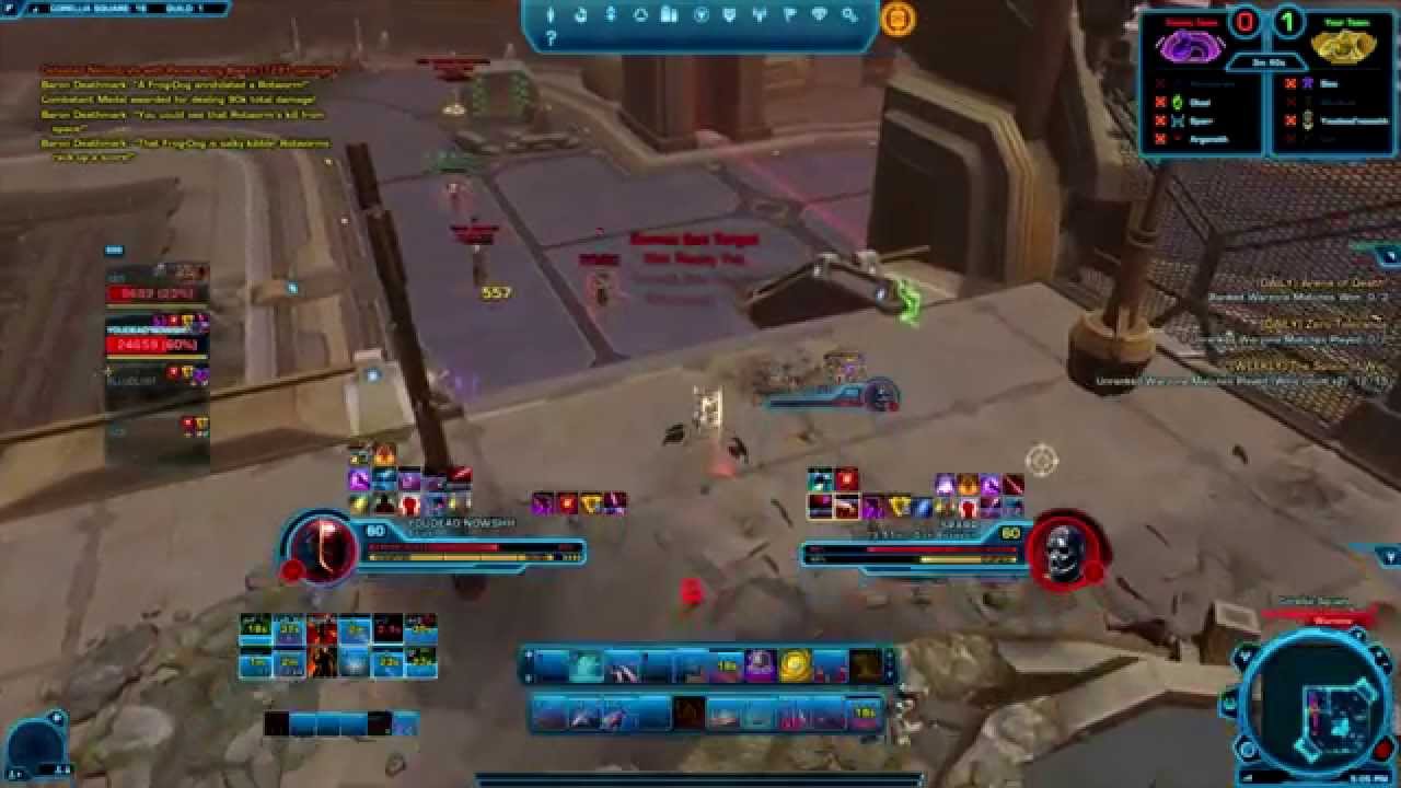 SWTOR Marksman Sniper 3.0 Solo Ranked Arena PvP Compilation - YouTube