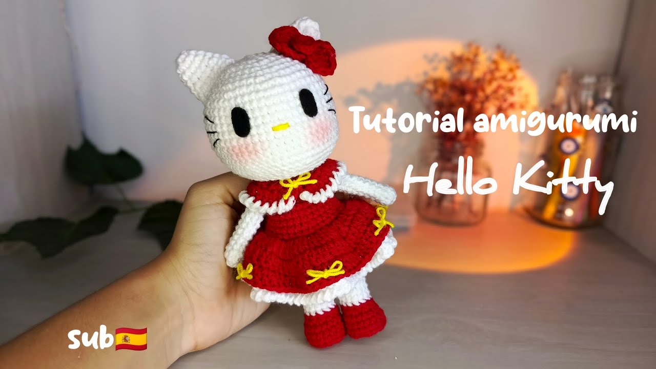 Hello Kitty crochet 🎀 detalles | Tutorial amigurumi - YouTube