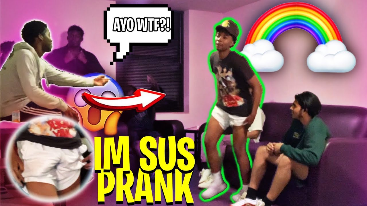 ACTING SUS🌈 PRANK ON MY FRIENDS! *their SUS too?!* - YouTube