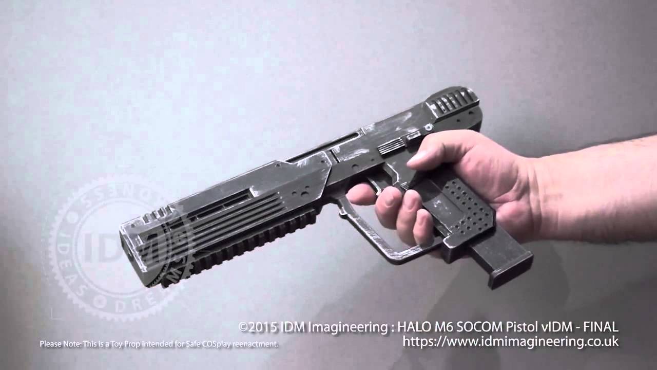 IDM Imagineering HALO M6 SOCOM - YouTube