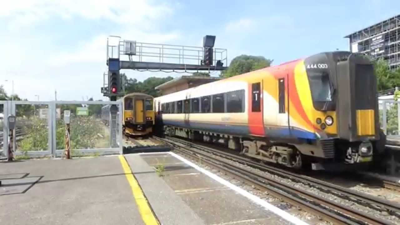 Class 444 017 with 2 tone & 003 & Class 150 265 with tone at ...