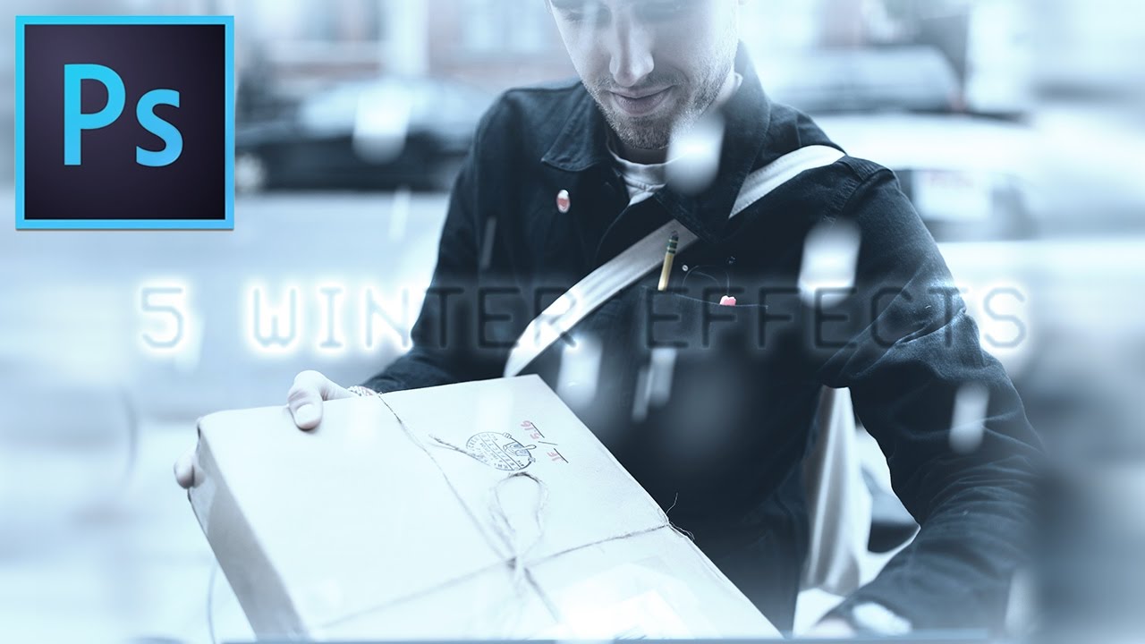 Photoshop Tutorial: 5 Easy Winter Themed Photo Effects (Add Snow, Cold ...