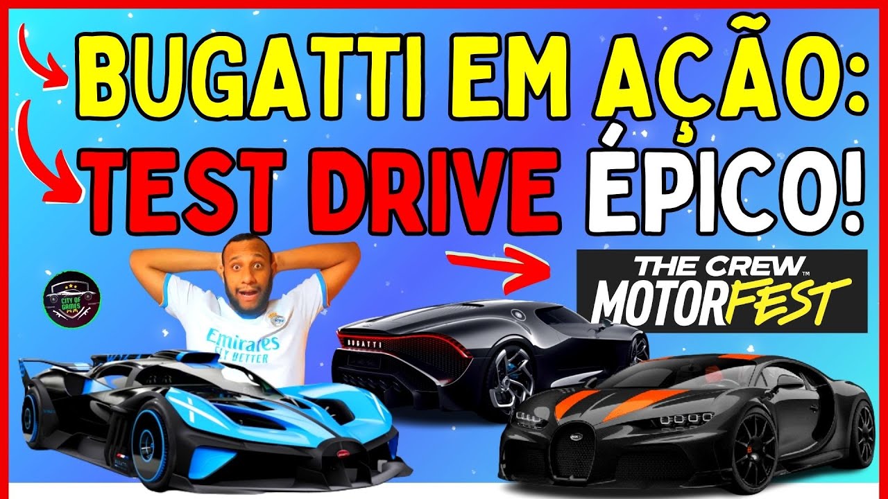 EXPLORANDO A VELOCIDADE MÁXIMA TEST DRIVE ÉPICO COM BUGATTI - THE CREW ...