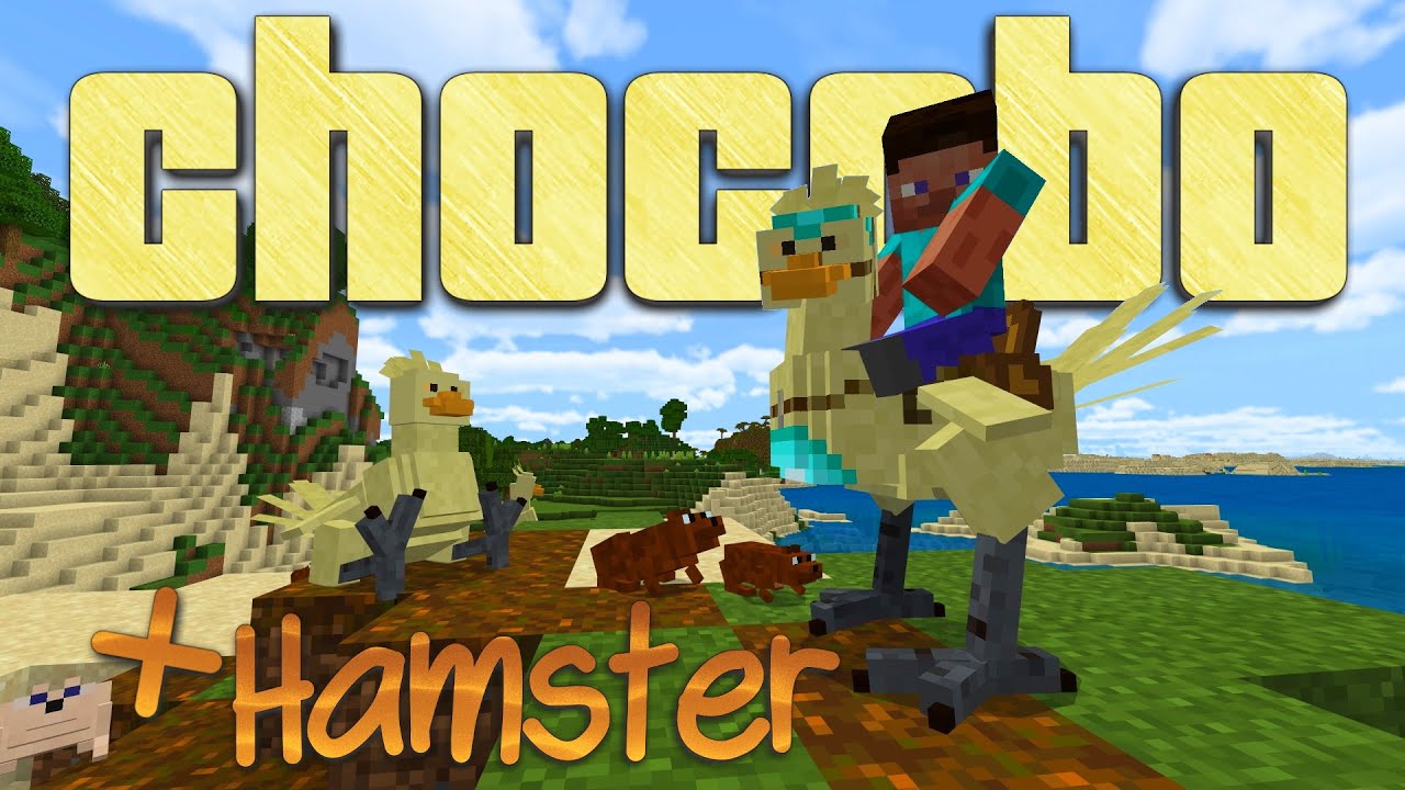 Chocobo and Hamster Addon for Minecraft Bedrock - YouTube