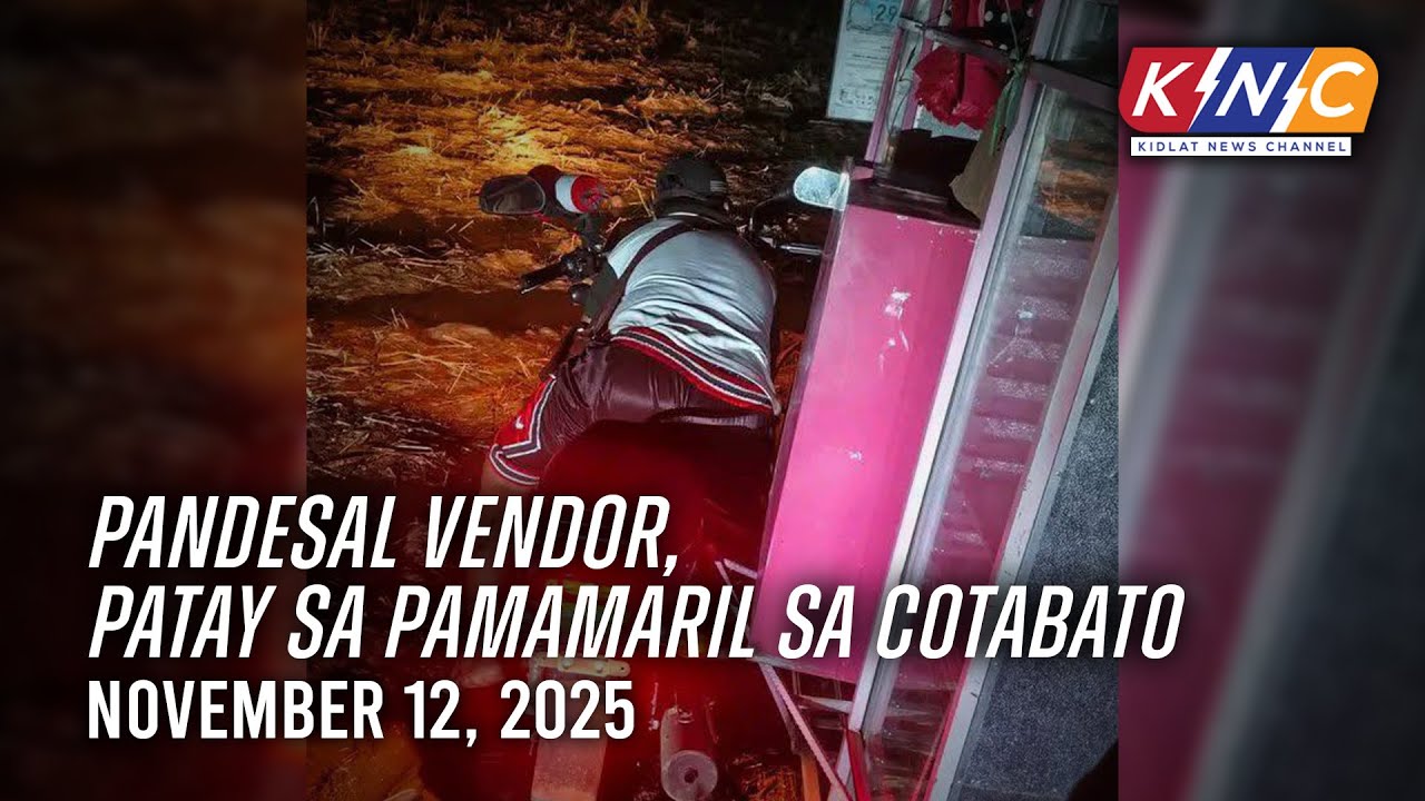 Pandesal vendor, patay sa pamamaril sa Cotabato | Kidlat News Channel ...