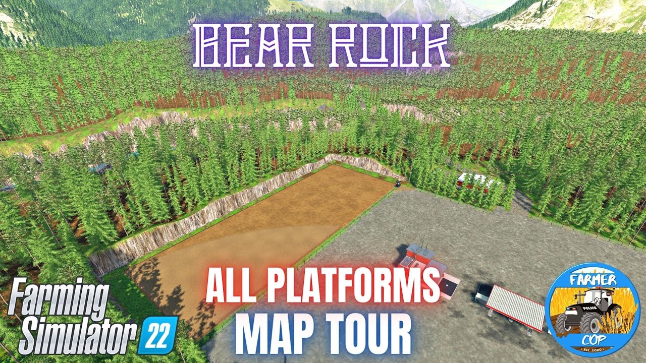 BEAR ROCK LOGGING - Map Tour - Farming Simulator 22 - YouTube
