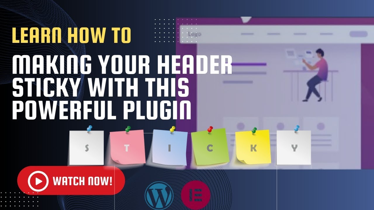 How to make a Sticky Header with "myStickyMenu" plugin | Step-by-Step ...