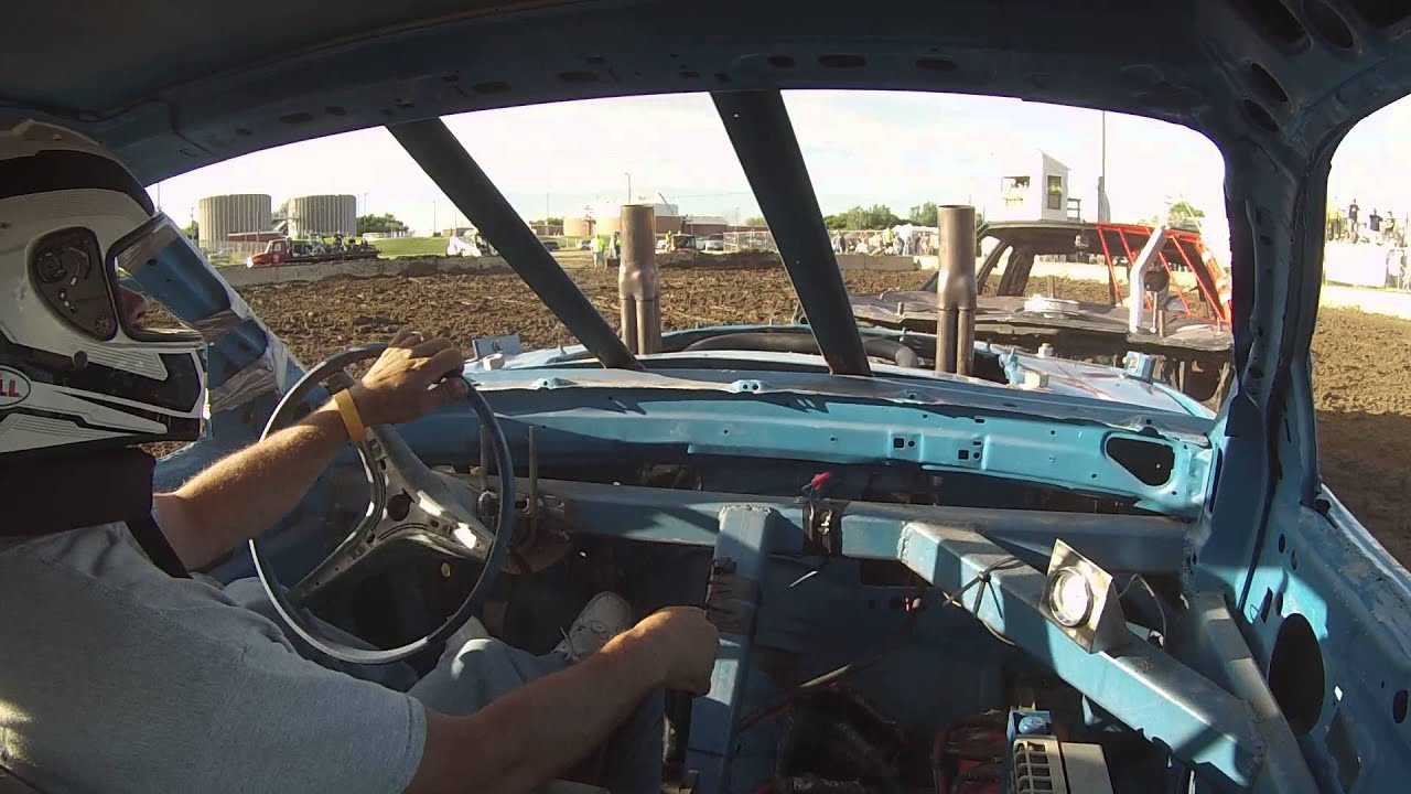 Rick Quast #43 Litchfield Demolition Derby June 2015 (80's) - YouTube