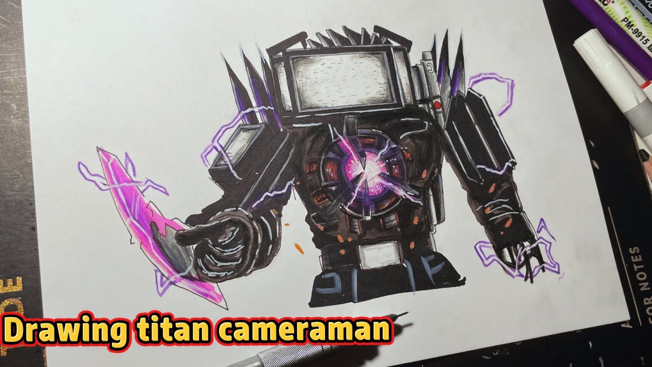 How To Draw TITAN TV MAN In Skibidi Toilet 77 Part 3 / drawing new ...