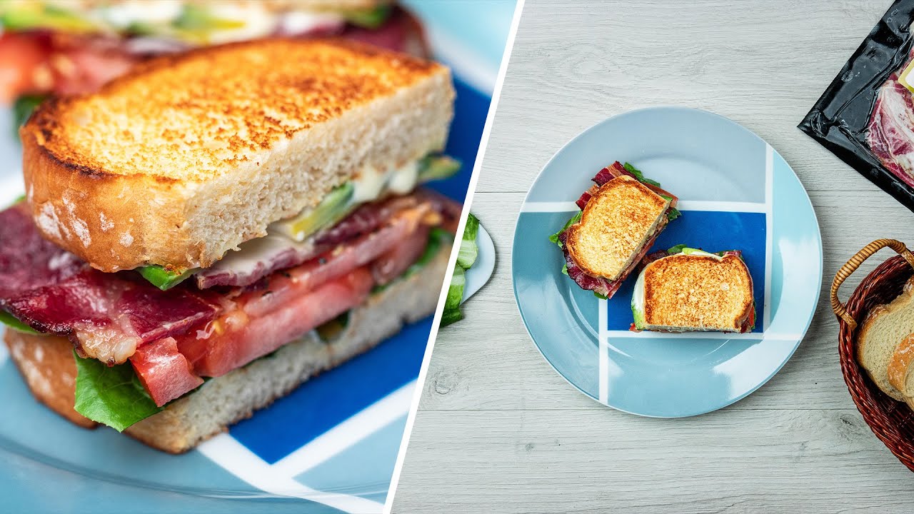Halal Beef Strips Sandwich Recipe by The Food Fantasy | ULTRA BLT ...