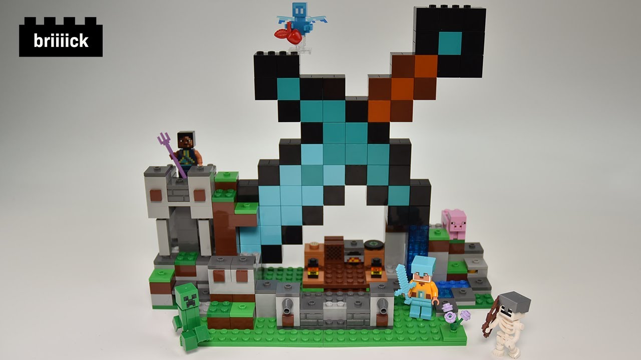 LEGO MINECRAFT The Sword Outpost 21244 Speed Build - YouTube