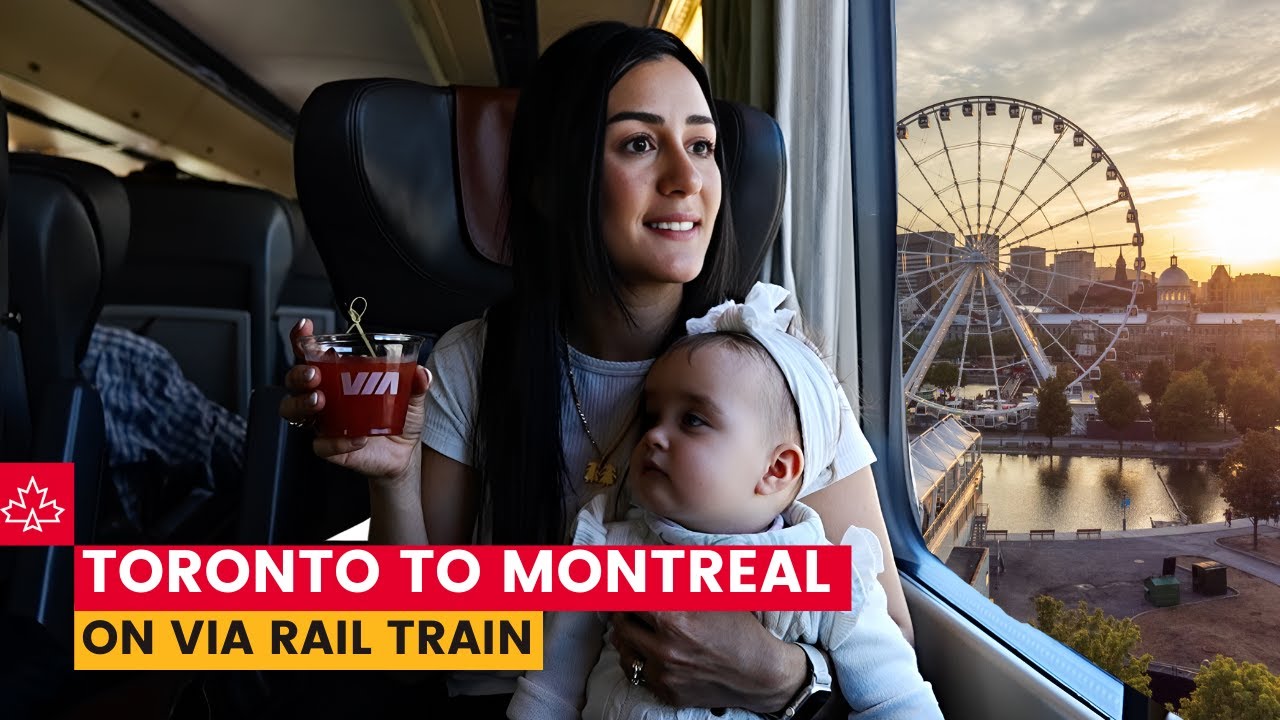 VIA RAIL Train from Toronto to Montreal (Travelling Across Canada Part ...
