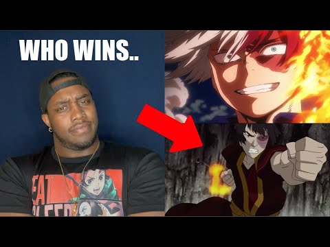 Zuko VS Shoto Todoroki | Reaction (Avatar VS My Hero Academia) | @DEATH ...