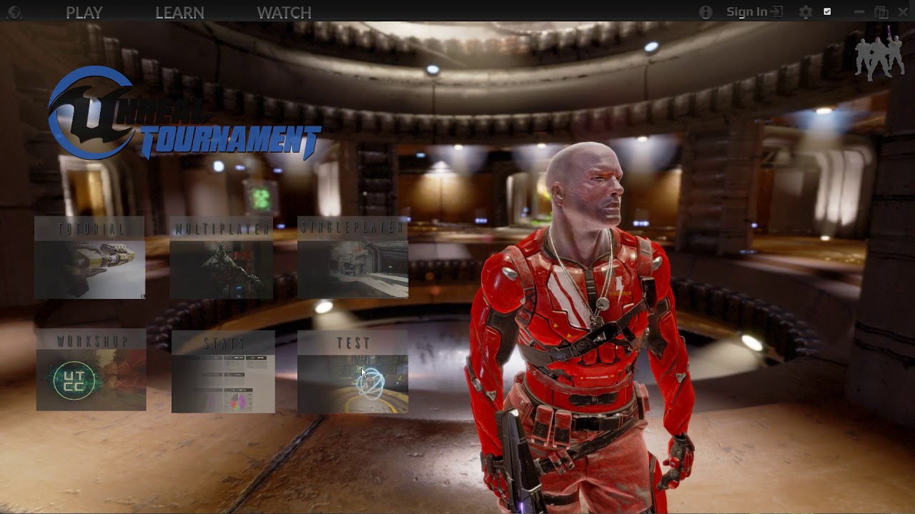 Unreal Tournament 4 Main Menu - YouTube